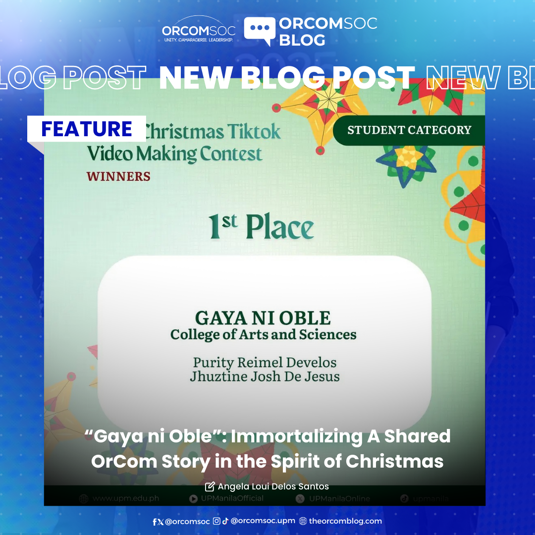 “Gaya ni Oble”: Immortalizing A Shared OrCom Story in the Spirit of ...